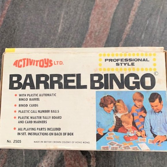 Toys | Vintage Barrel Bingo Game | Poshmark